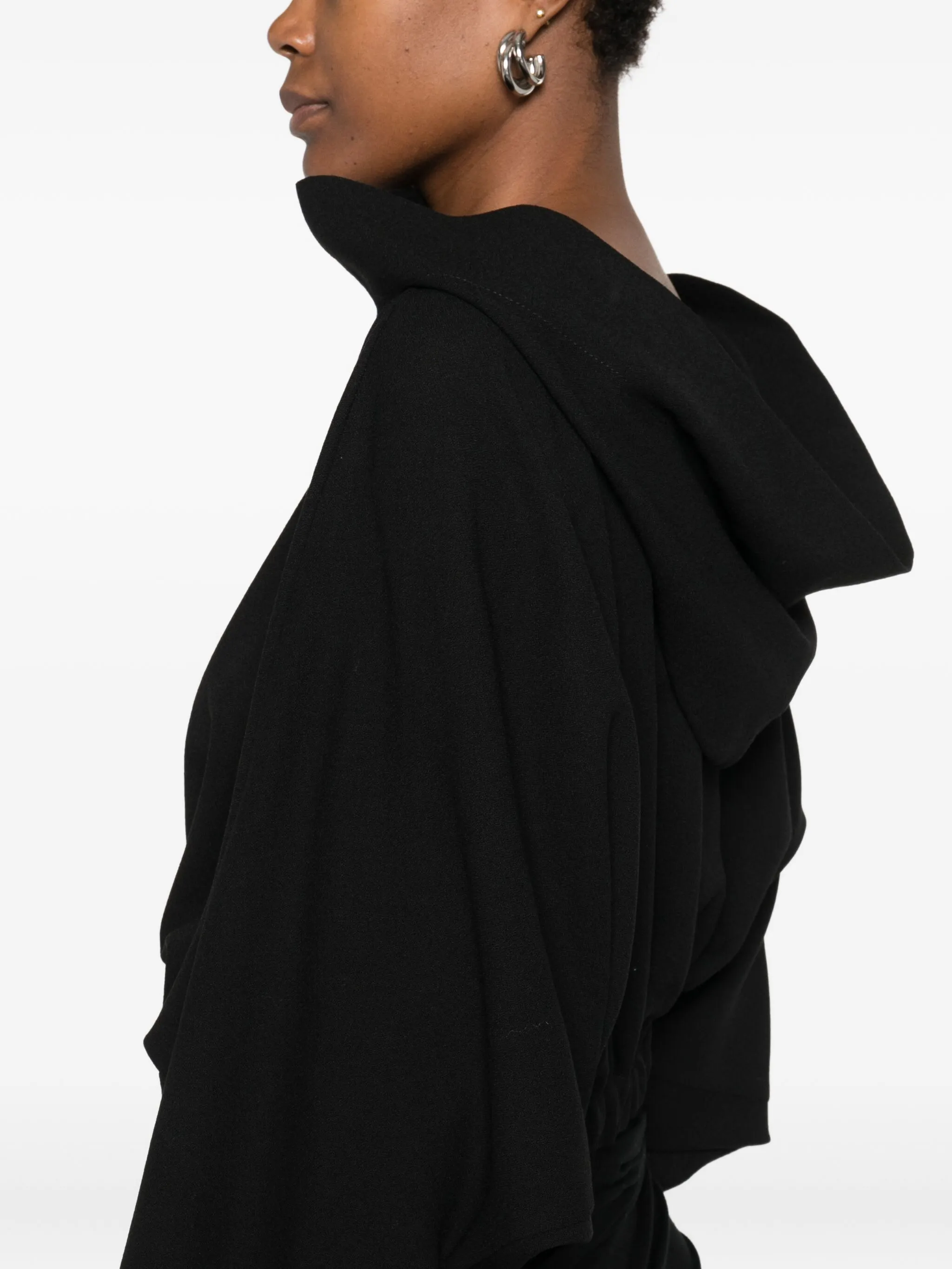 RICK OWENS - Women Cropped Hooded Tunic – Atelier New York